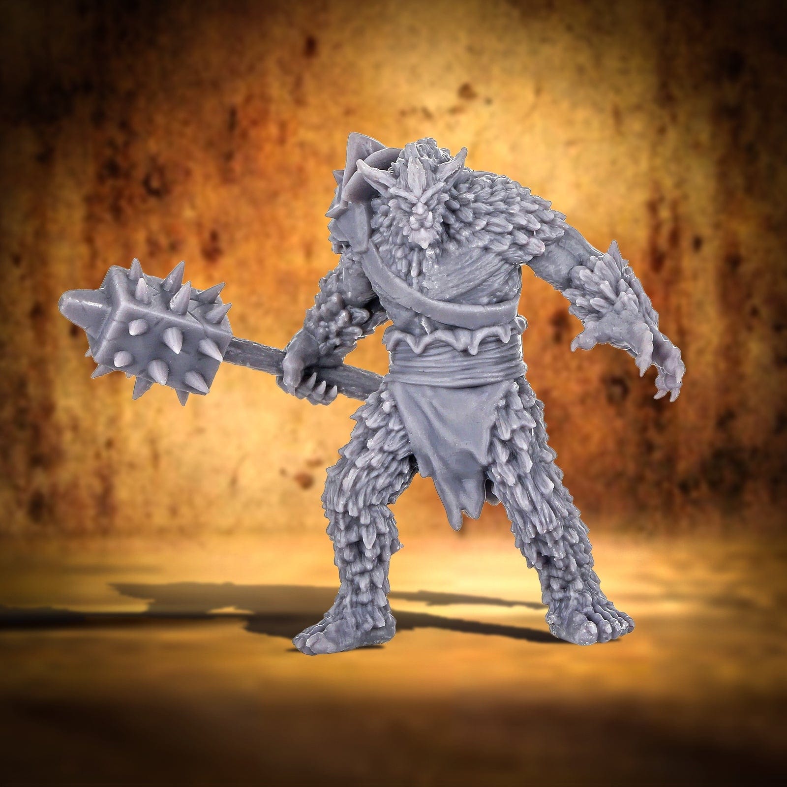 Unpainted Spiked Brute Miniature – Resin Boss Monster for DnD & TTRPG ...